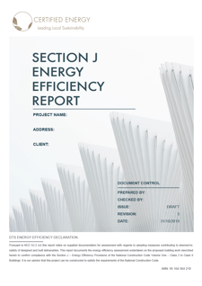 Section J | Certified Energy