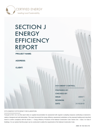 Section J | Certified Energy